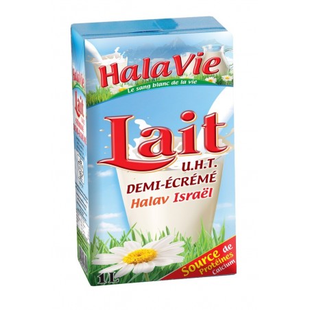 LAIT UHT 1L X12 HALAV ISRAEL BADATZ BETH YOSSEF KASHER LEPESSAH CACHER ...