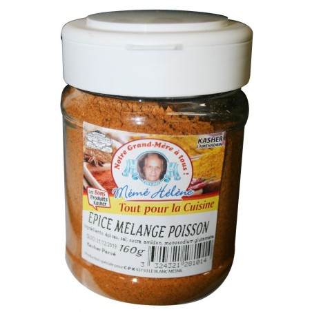 MELANGE EPICES POUR POISSONS BOUTEILLE 160GR X18 BADATZ HIHOUD KASHER ...
